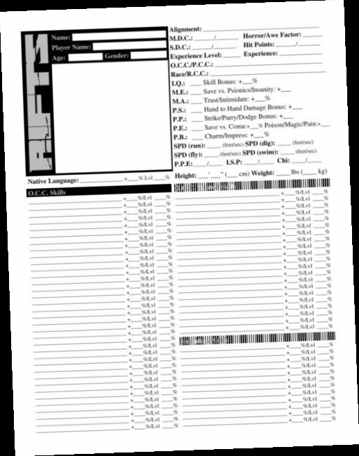 ultimate character record sheet pdf download / Twitter
