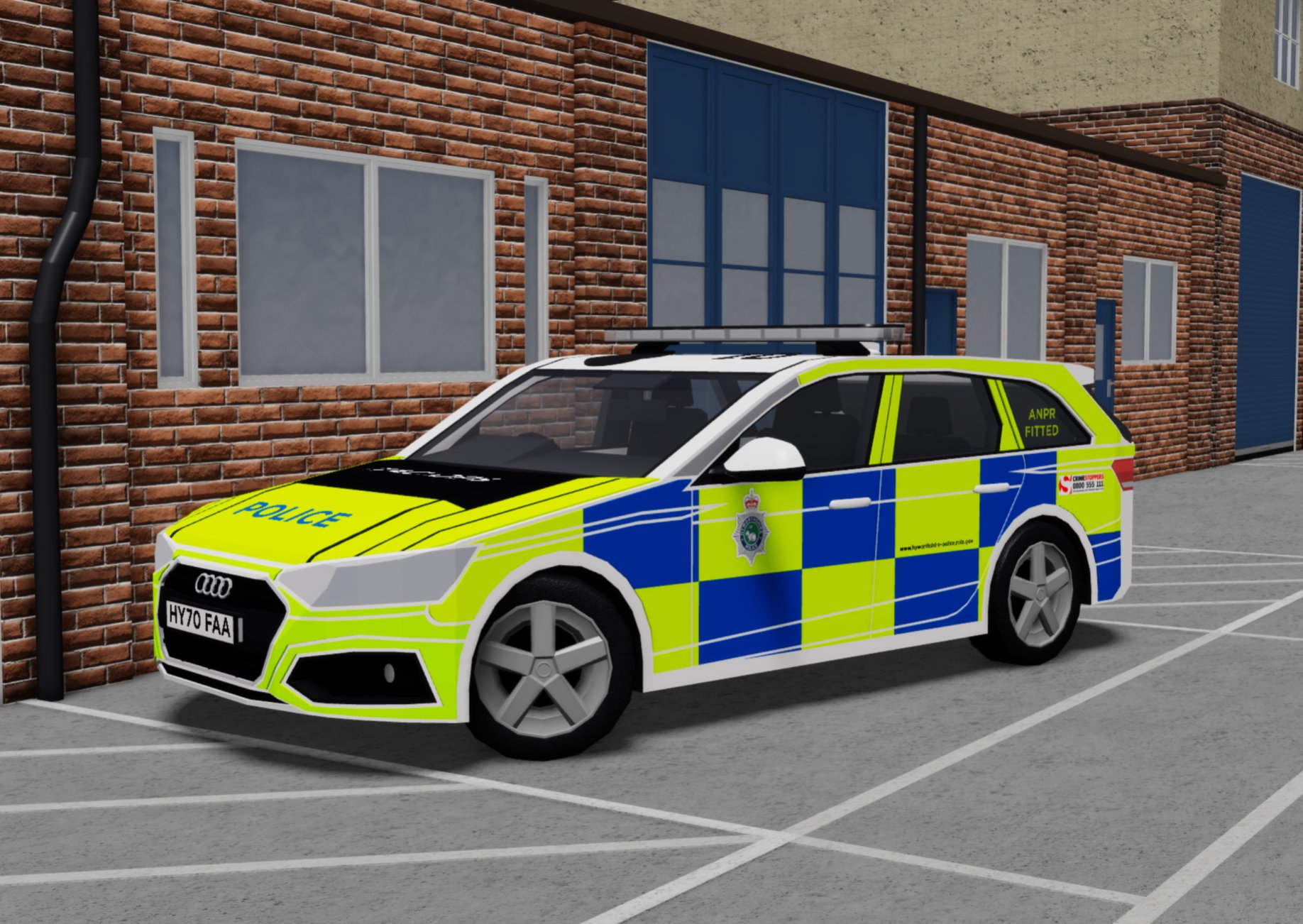 Audi A4 Police Car