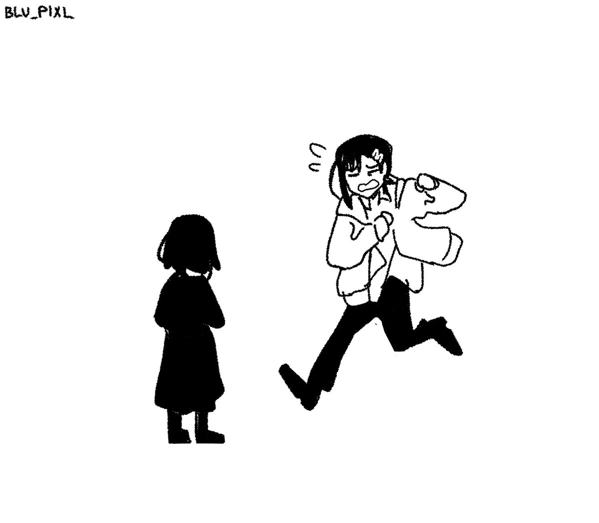 「decided to doodle them cuz they're fun 」bluuの漫画