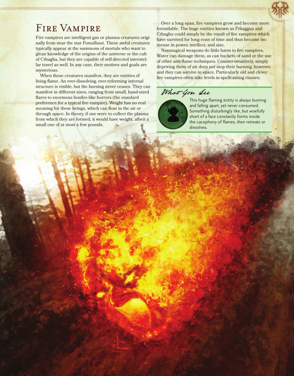 Fire Vampire Lovecraft