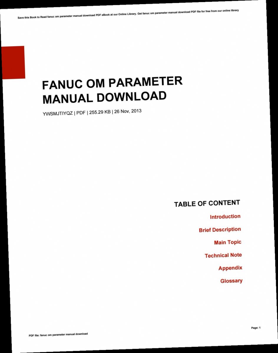 fanuc om parameter manual pdf free download / Twitter
