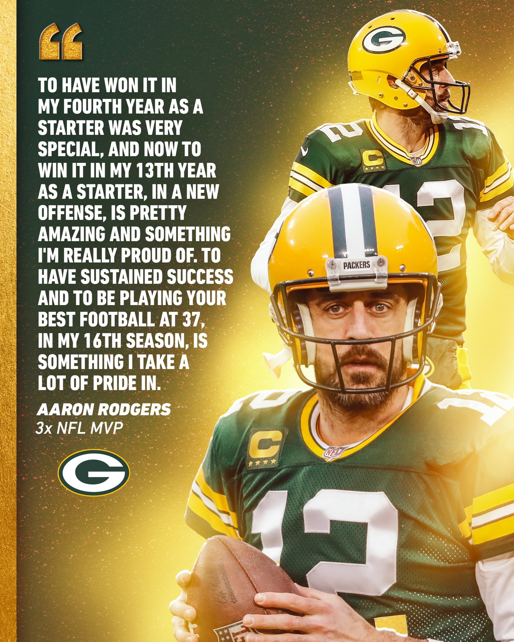 Aaron Rodgers Quote