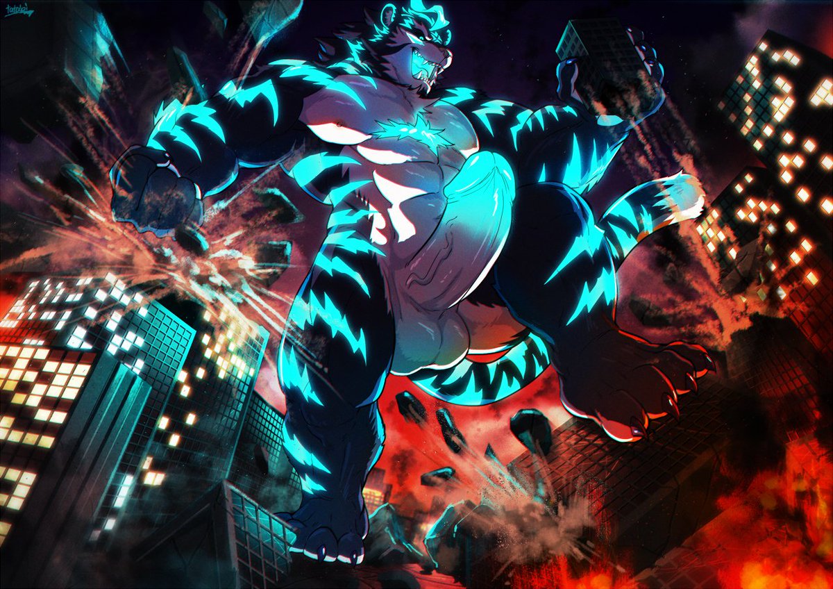 泽罗恩/Zeloen on Twitter: "Not only the light can illuminate a city. Amazing art by Tatugon (FA ...