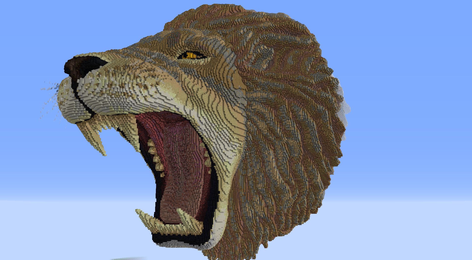 Minecraft Lion Statue