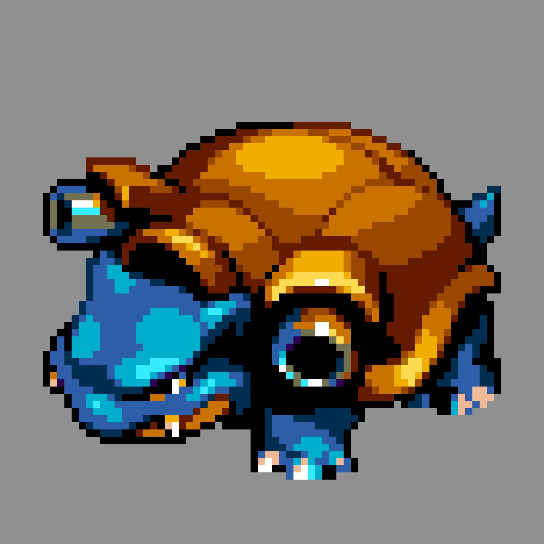 Pokemon Pixel Art Blastoise