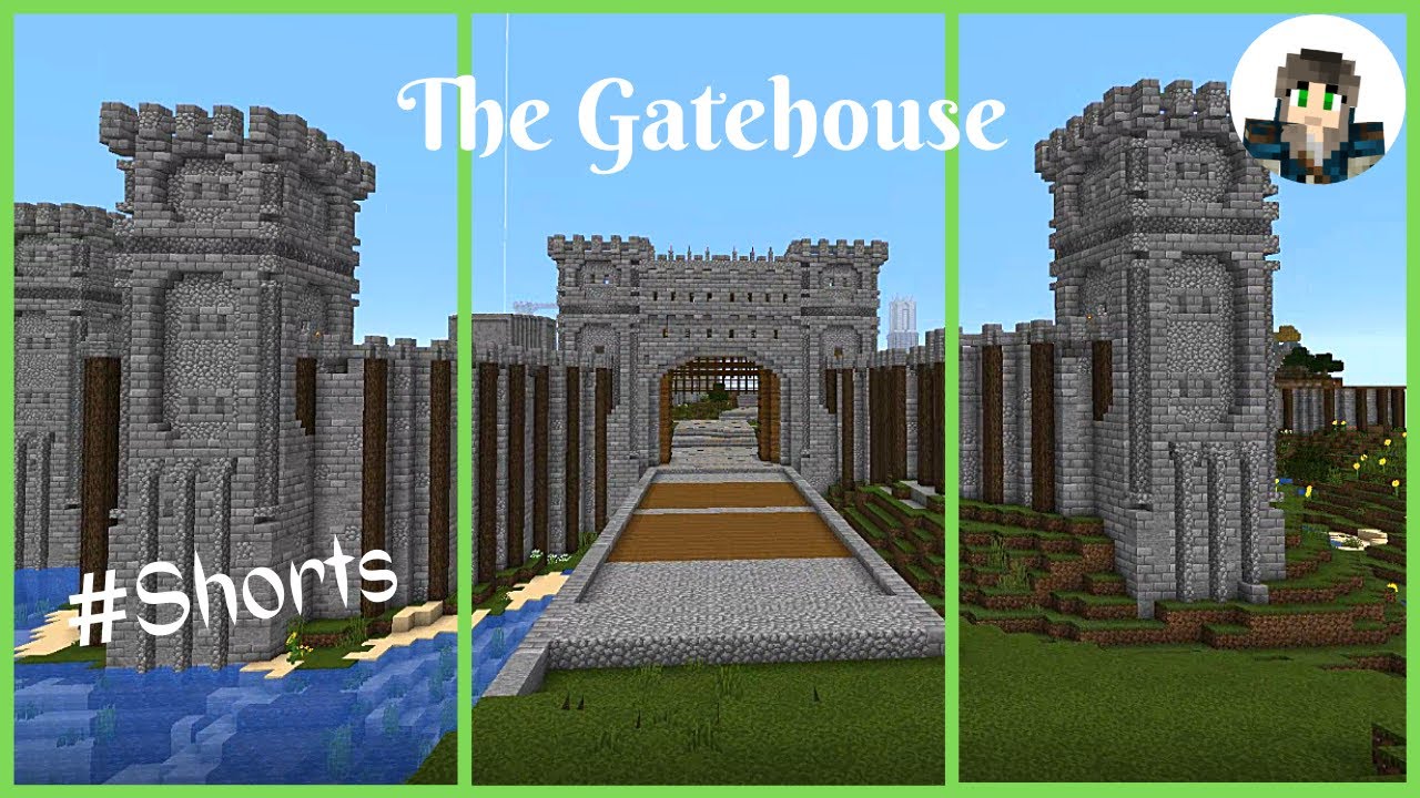 Minecraft Medieval Castle Gate