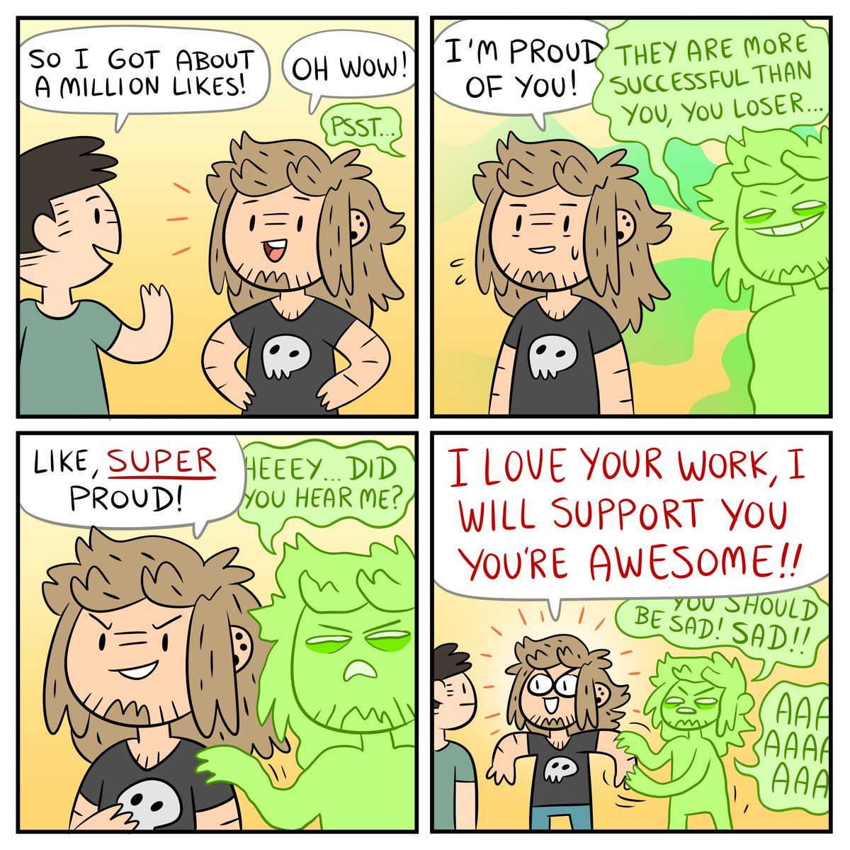 「When you're green with envy, scream. 」ZeTrystan 🐋の漫画