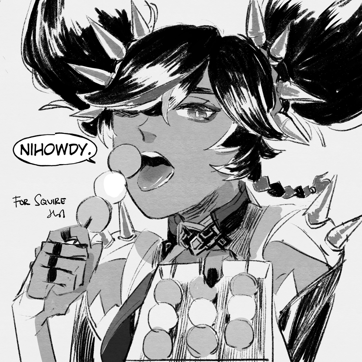 「Twitch Doodle Redeem! 1. Sexy Nun Hara for @iamsvn2 2. Xiny」HaraHara021の漫画