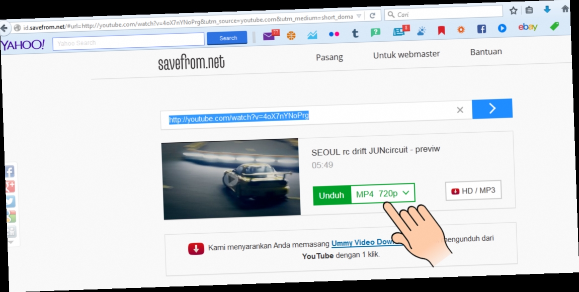cara download dari youtube di pc / Twitter