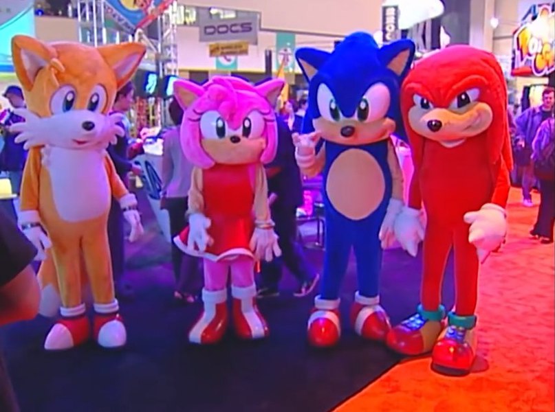 Rare ๐ฆ On Twitter Sonic Adventure Mascots At E3 1999 S0njr3csww Twitter