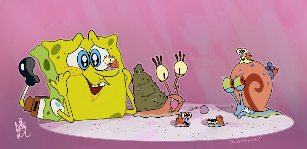 Spongebob Characters Baby Gary