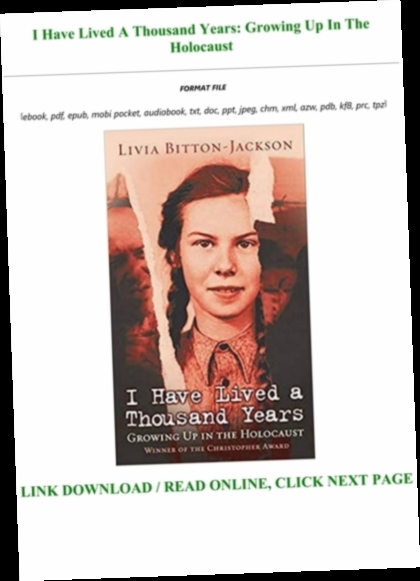 i have lived a thousand years pdf download / Twitter