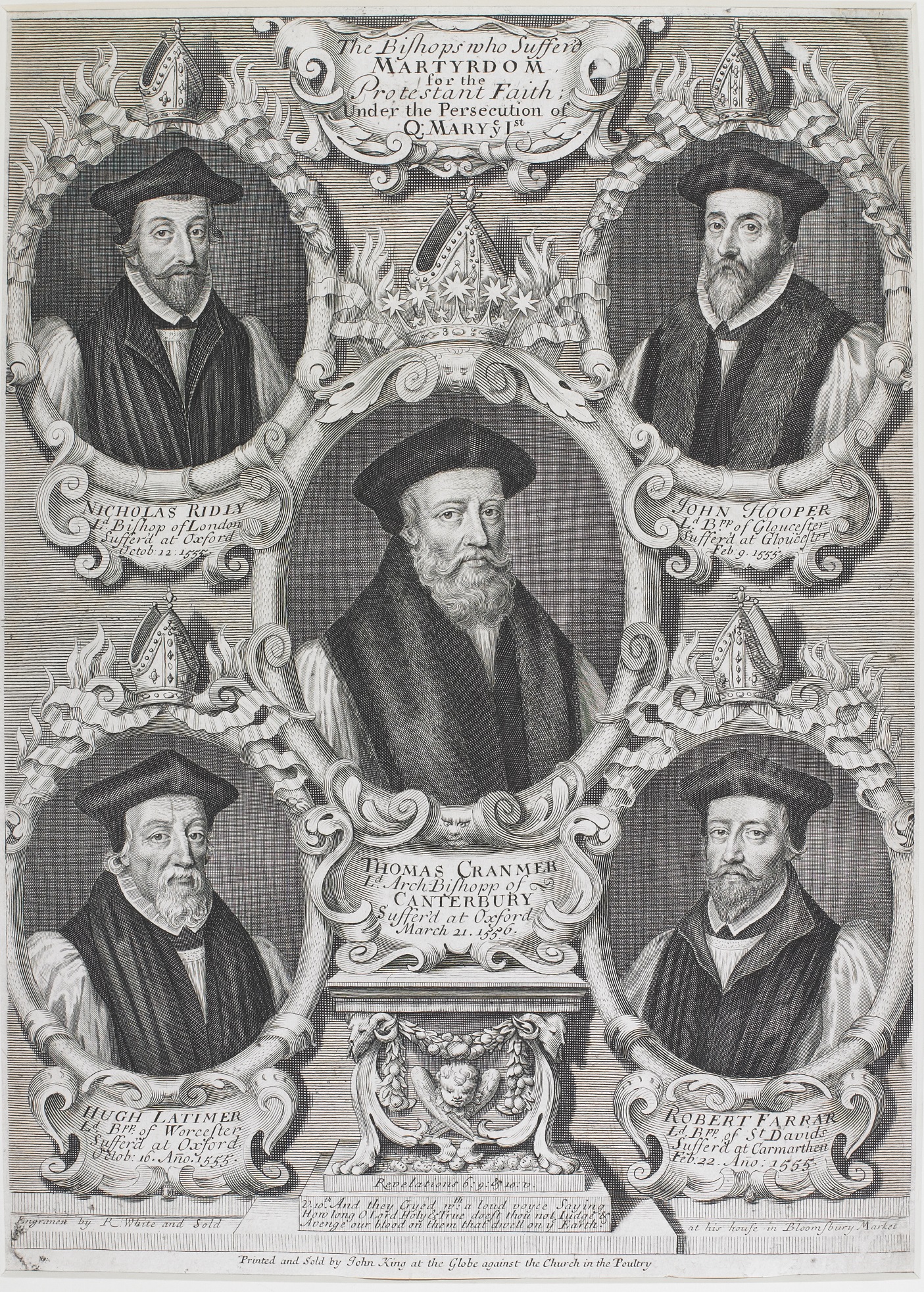 Thomas Cranmer Burned At The Stake