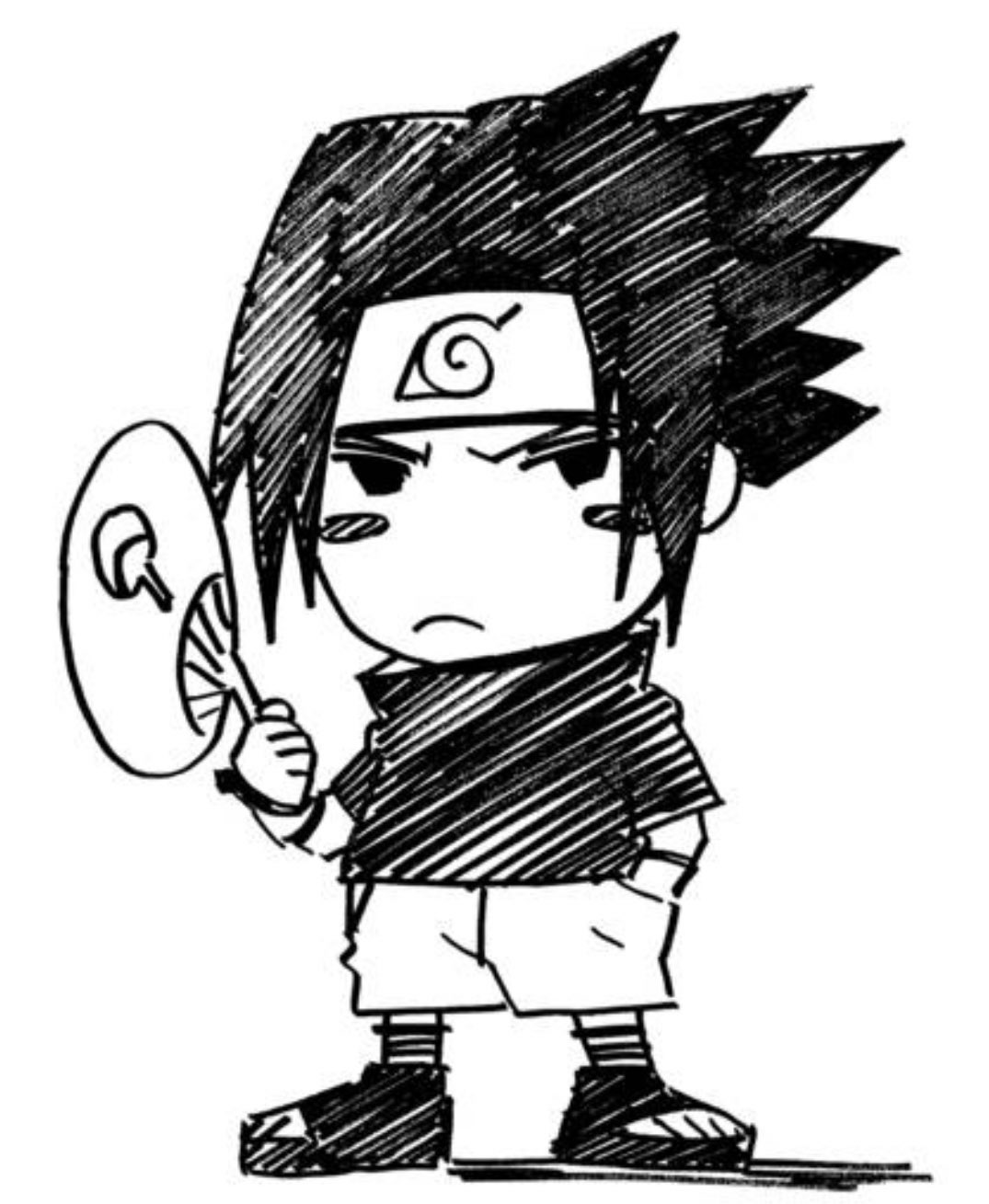 Chibi Sasuke Drawing