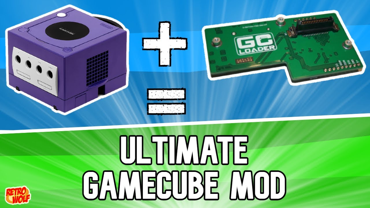 RetroWolf88 on Twitter: "I modded the hell out if my GameCube with a GC Loader PNP and it is ...