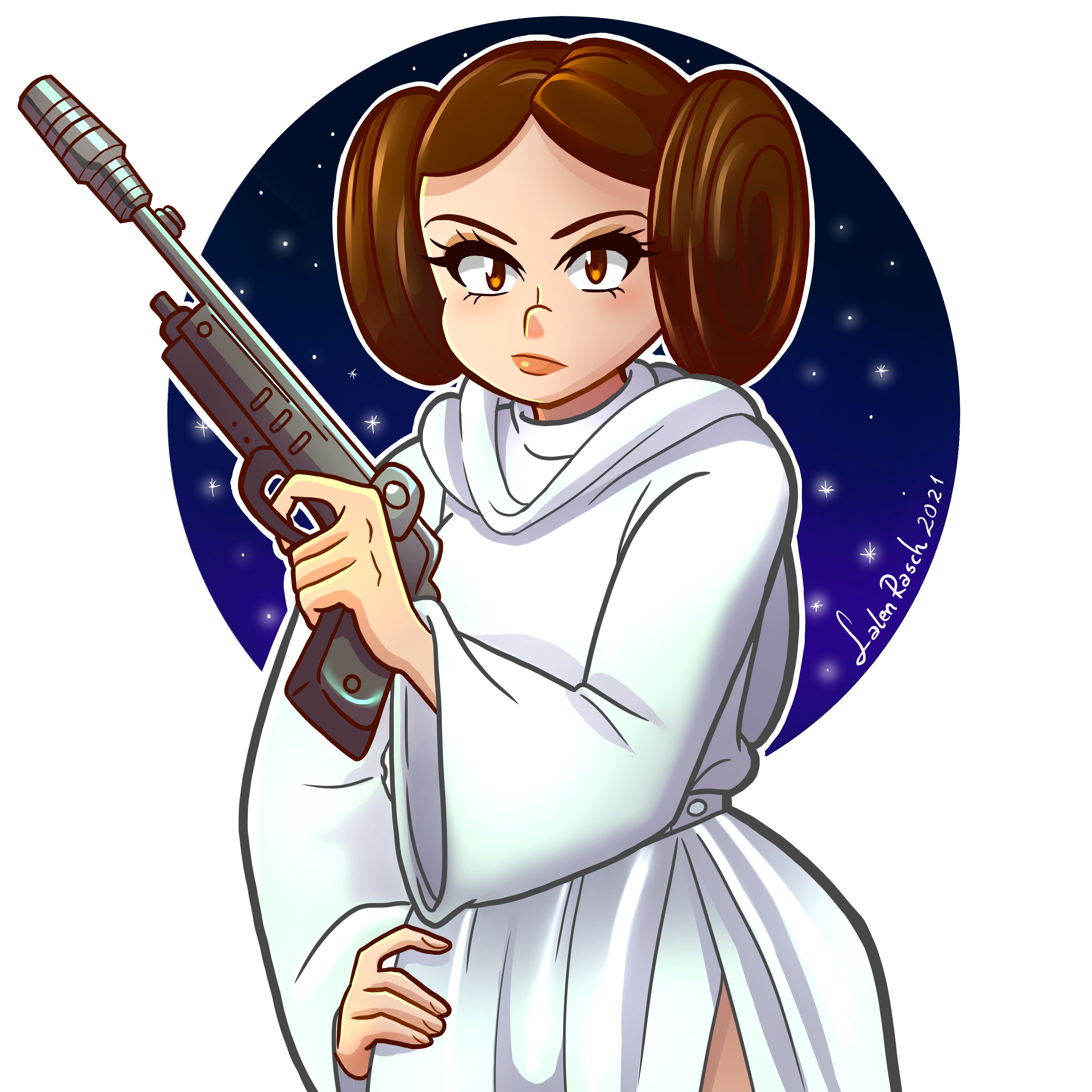Princess Leia Animated