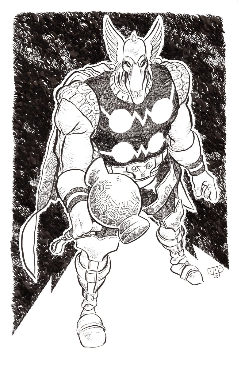 「Beta Ray Bill commission. Commissions through @InkyKnuckles」Jesse ...