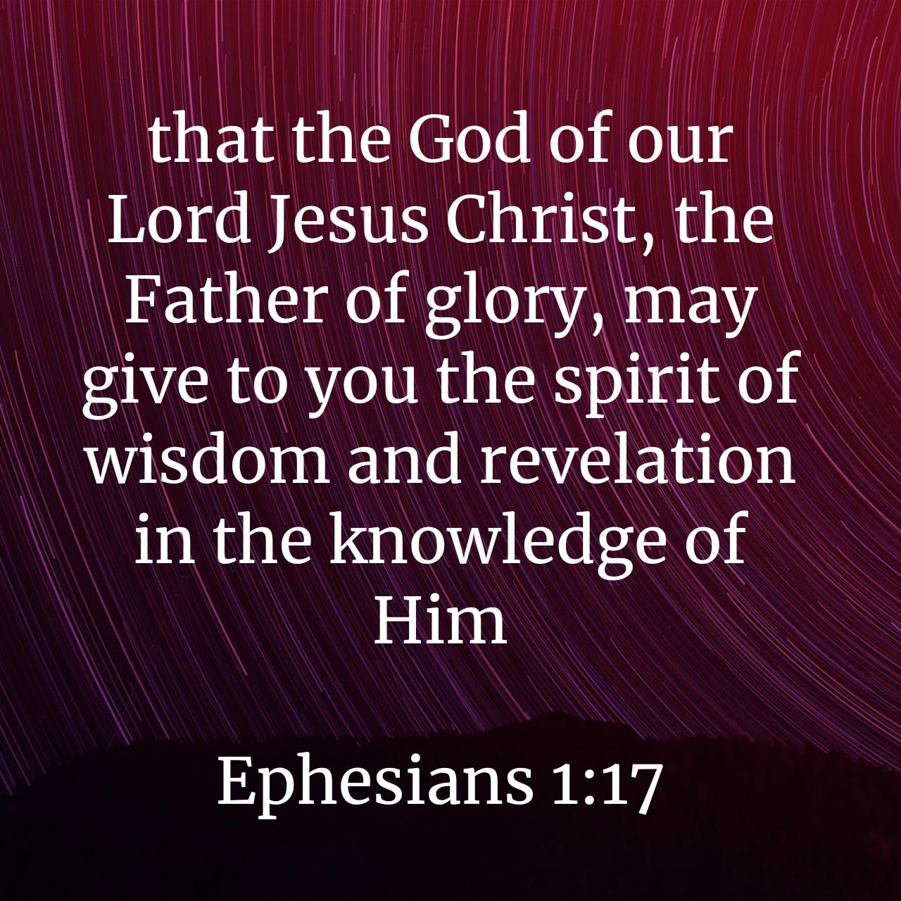 Spirit Of Wisdom And Revelation