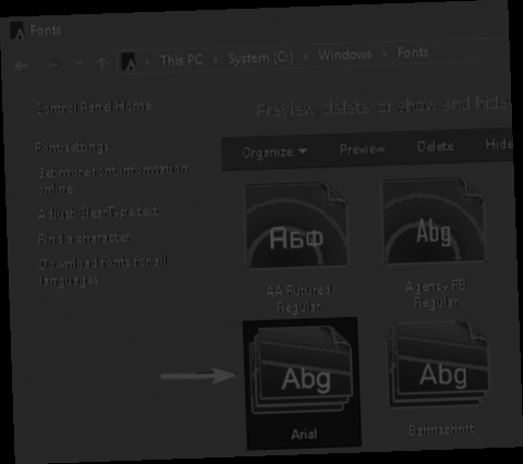 arial font windows 10 download / Twitter
