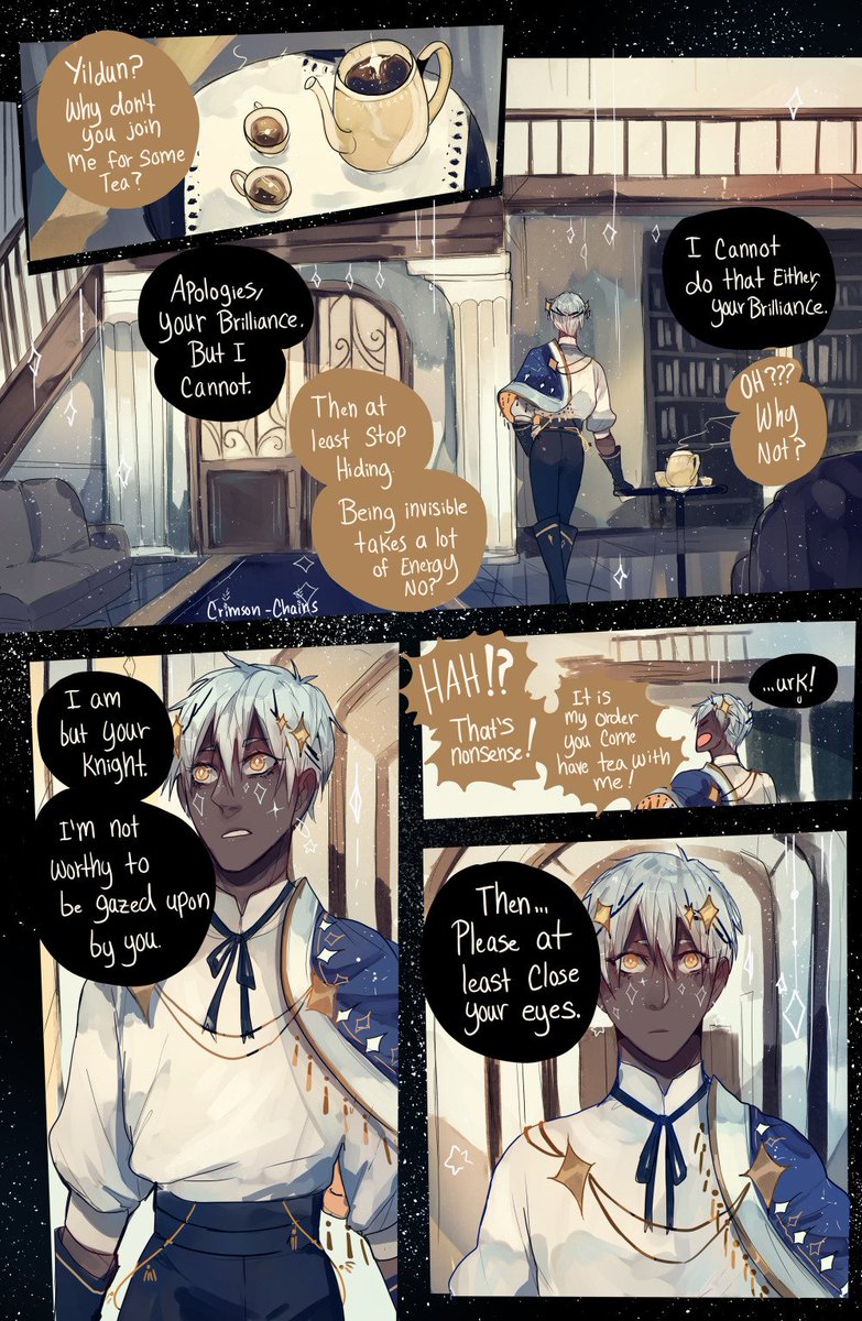 「Yildun and Polaris connecting