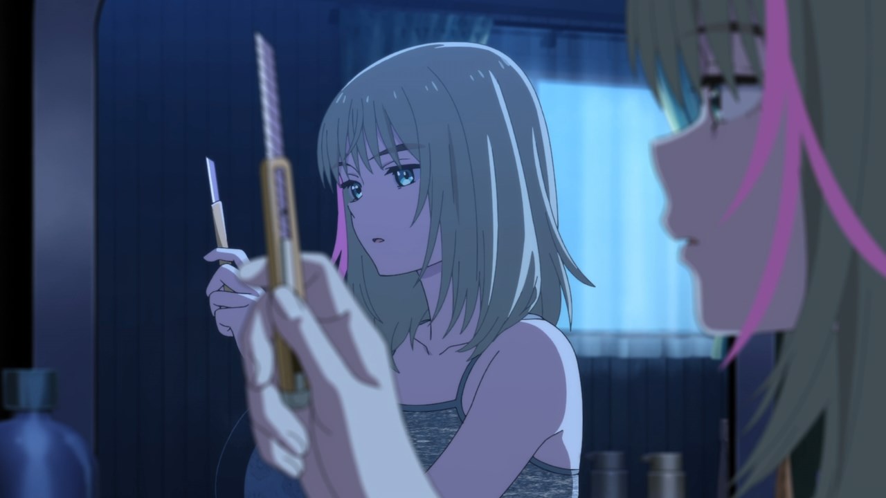 Anime Girl Cutting Herself