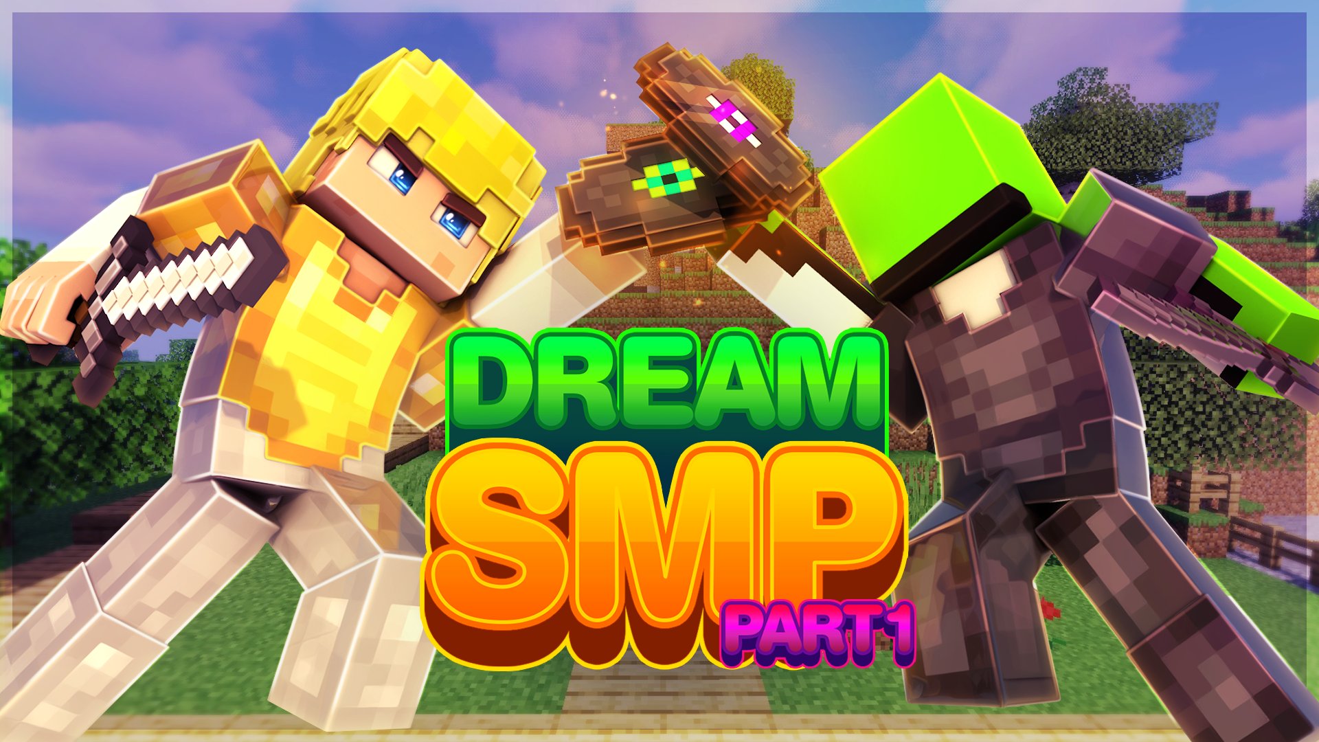 Ekozaak on Twitter: "🌻Dream SMP Thumbnails ! 😎Made for @evanmcgaming :)… "