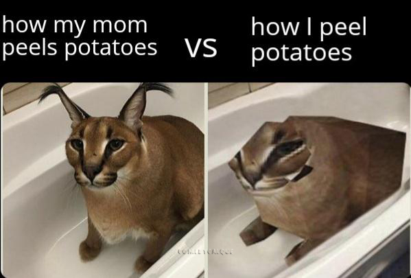 Potato Peeling Memes
