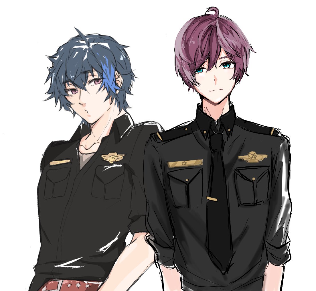 「Me and @confwiteor OC and Helios brainro」|chikaのイラスト