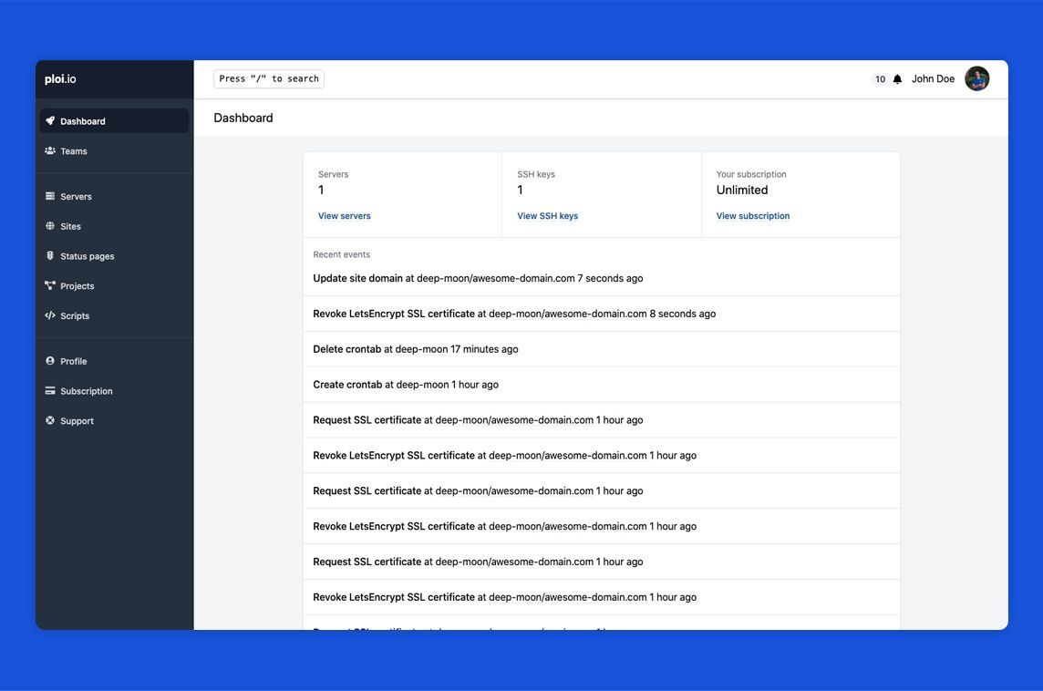 MadeWithVueJS on Twitter: "The server management tool @ploi_deploy saves you time so you can ...