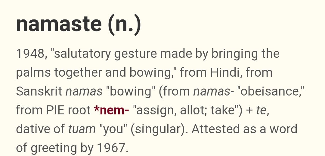 Namaste Sanskrit Meaning