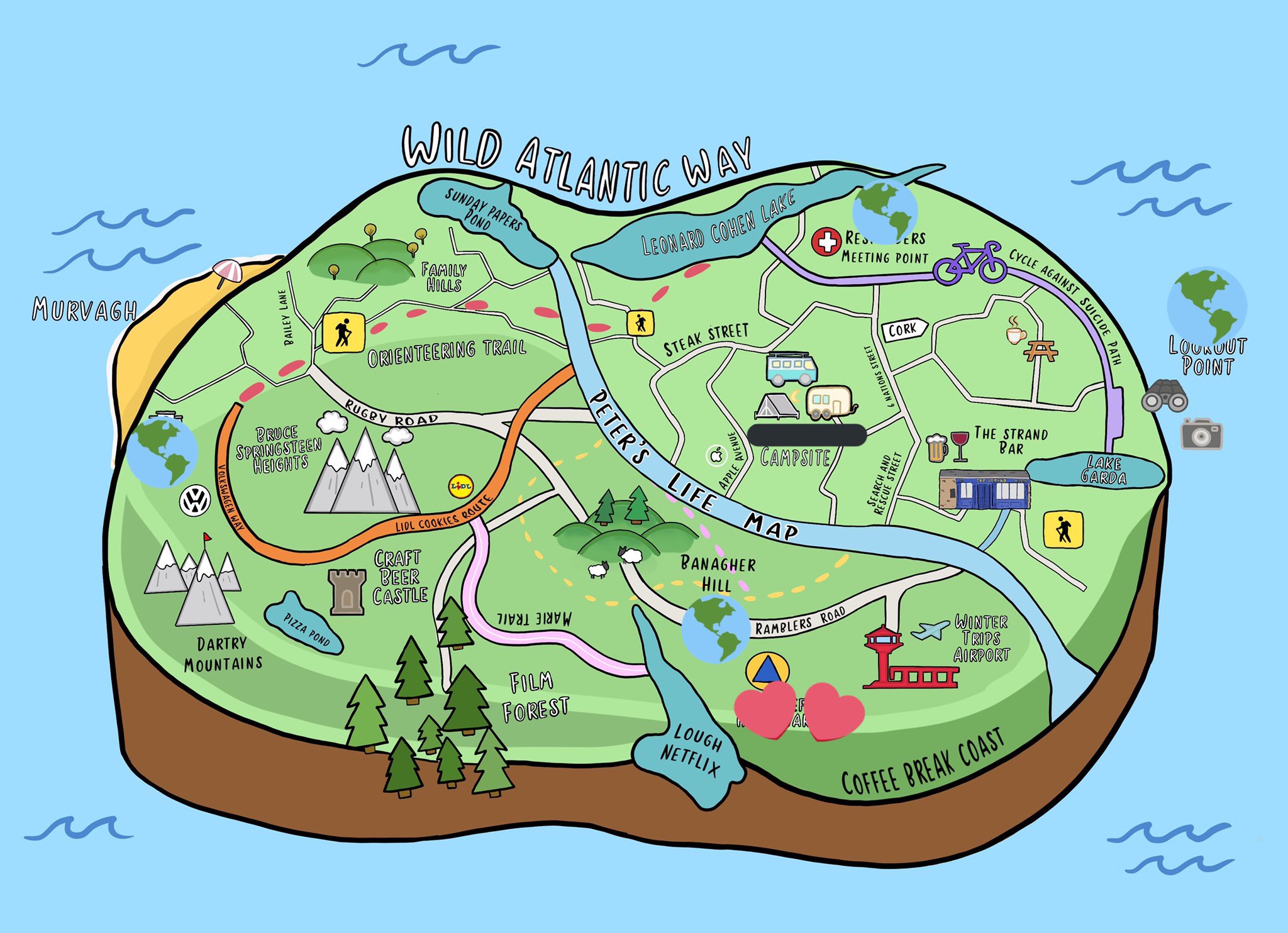 Lord Of The Flies Map With Quotes