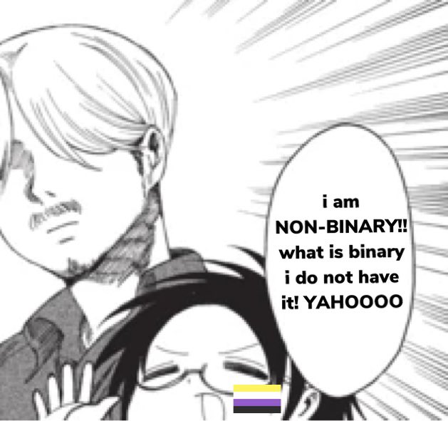 「favourite ship dynamic >>>>>> 」daily non-binary hangeの漫画