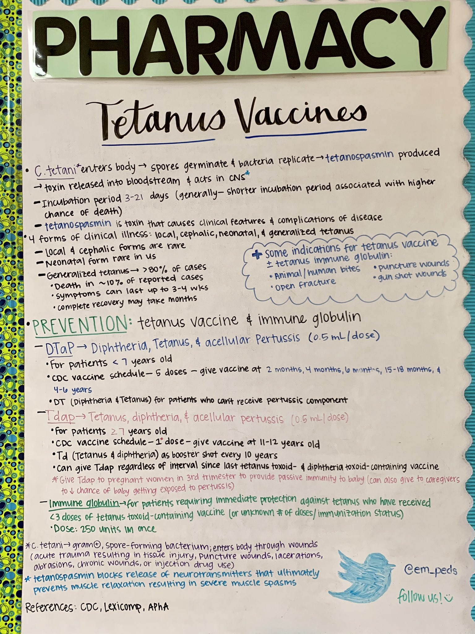 Tetanus Vaccine Schedule