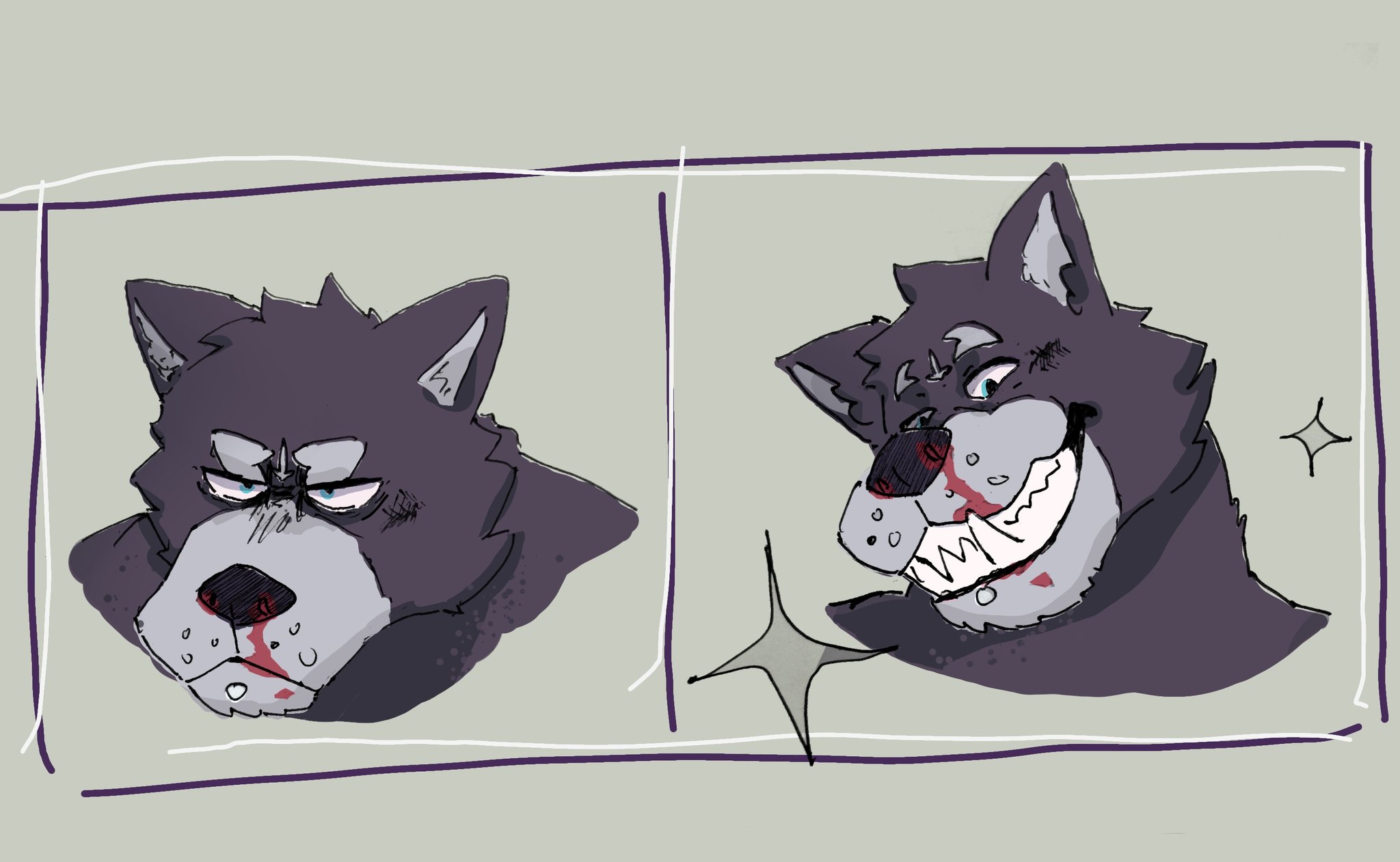 The Big ImageBoard (TBIB) - adastra adastra (series) amicus (adastra) anthro bared teeth blood ...