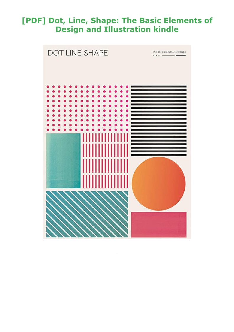 Dot Line Shape The Basic Elements Of Design And Illustration Factory ...
