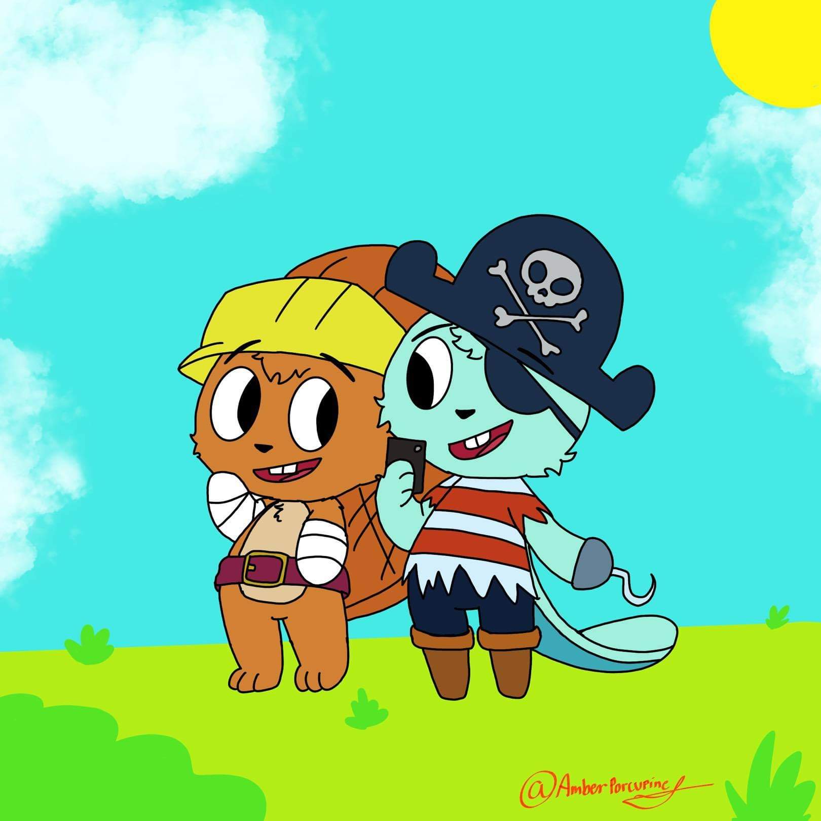 Happy Tree Friends Russell And Handy Happy Tree Friends Russell Y