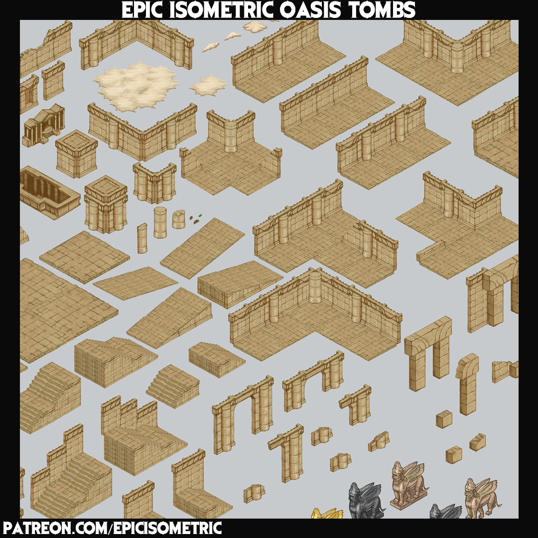 Isometric Dungeon Tiles