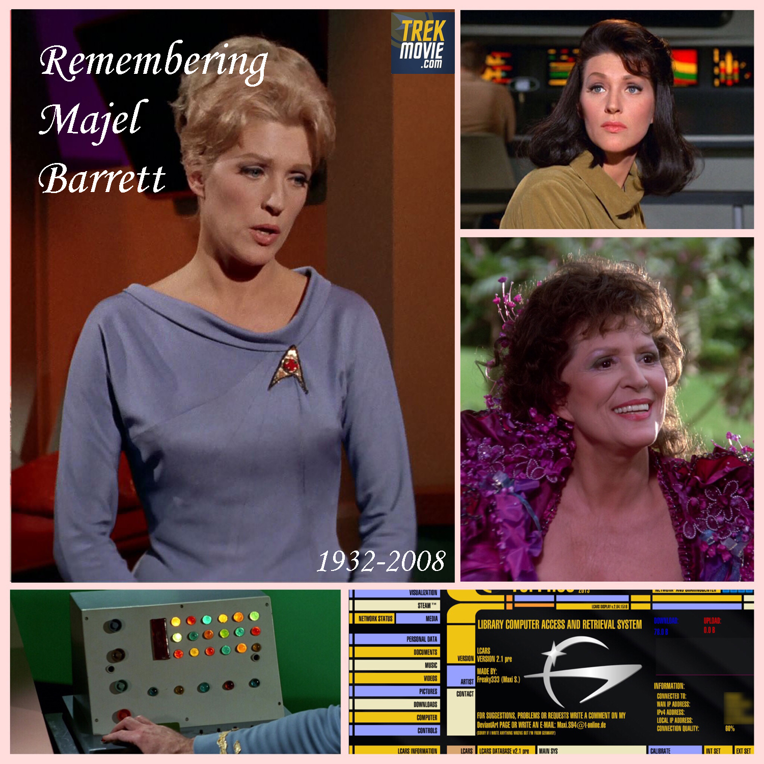 Majel Barrett Star Trek