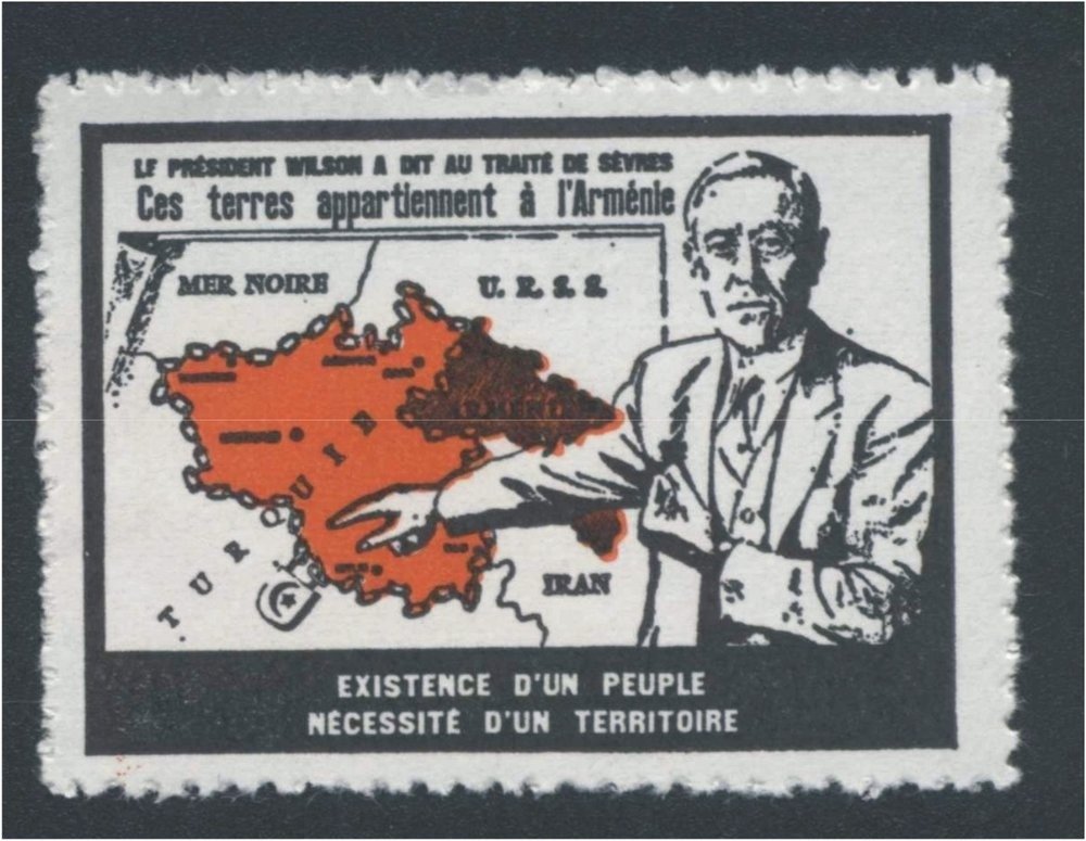 "President Wilson said at the Treaty of Sevres - These lands belong to ...