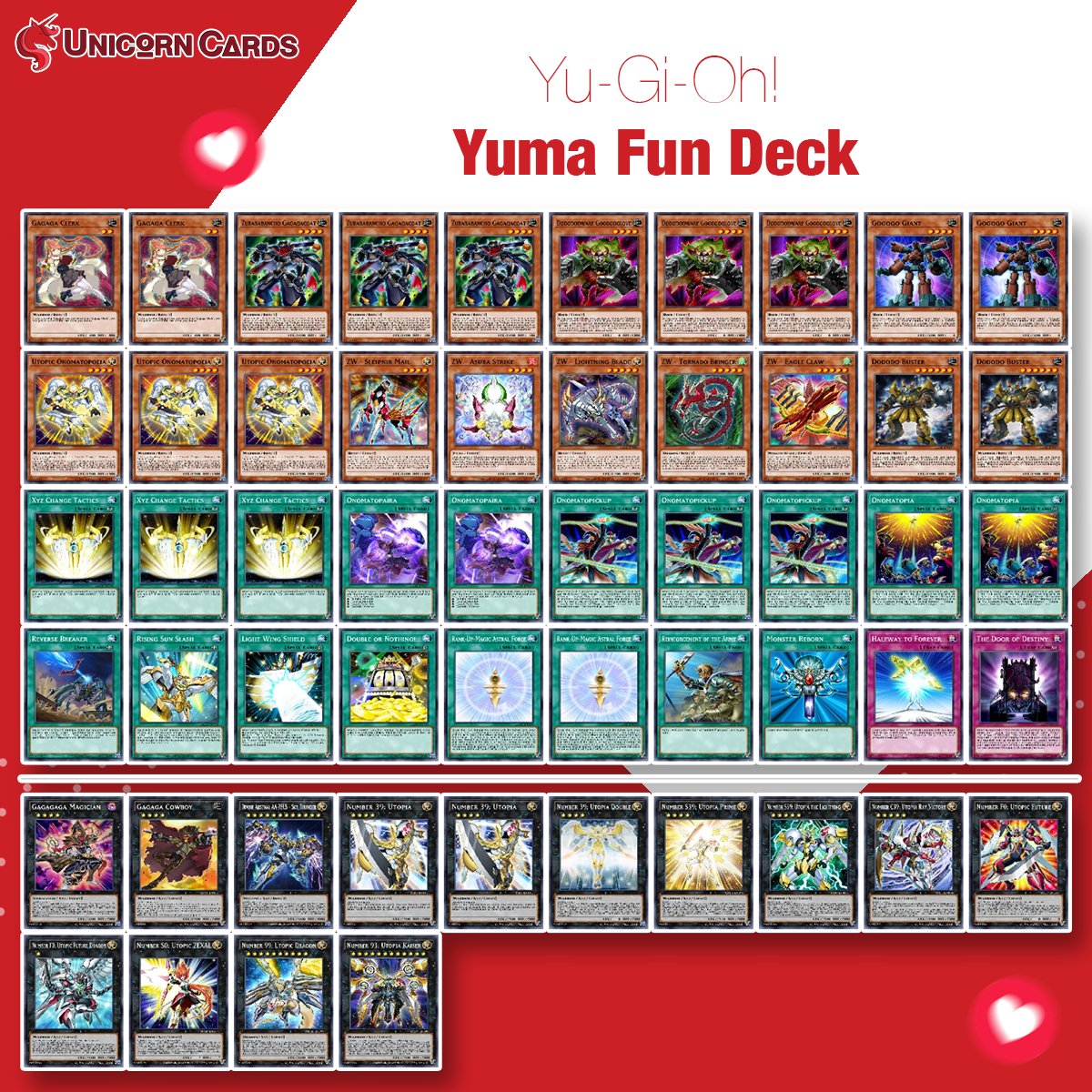 Yuma Yu Gi Oh Card List Yuma Tsukumo's Decks