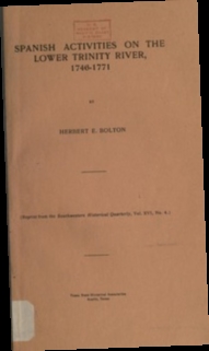 {Read/Download} Spanish activities on the lower Trinity River, 1746-17 / Twitter