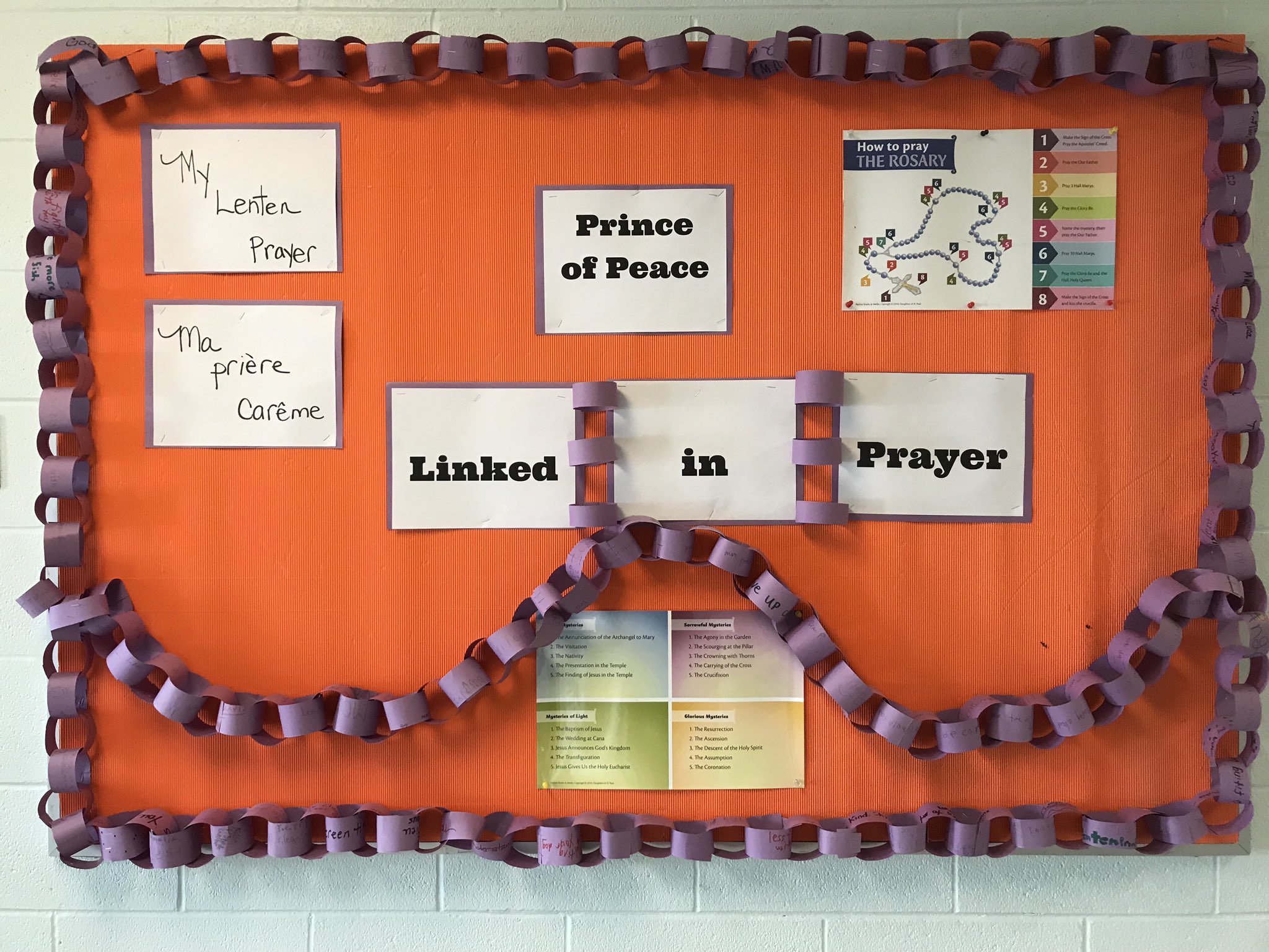 Lenten Promise Bulletin Board Ideas