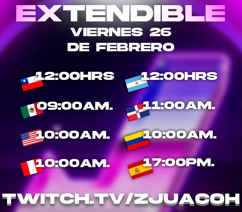 PixelSquad Club ⭐ on Twitter: "Hey! Hoy Viernes un gran Extendible por parte de @Juacxlosxr ...