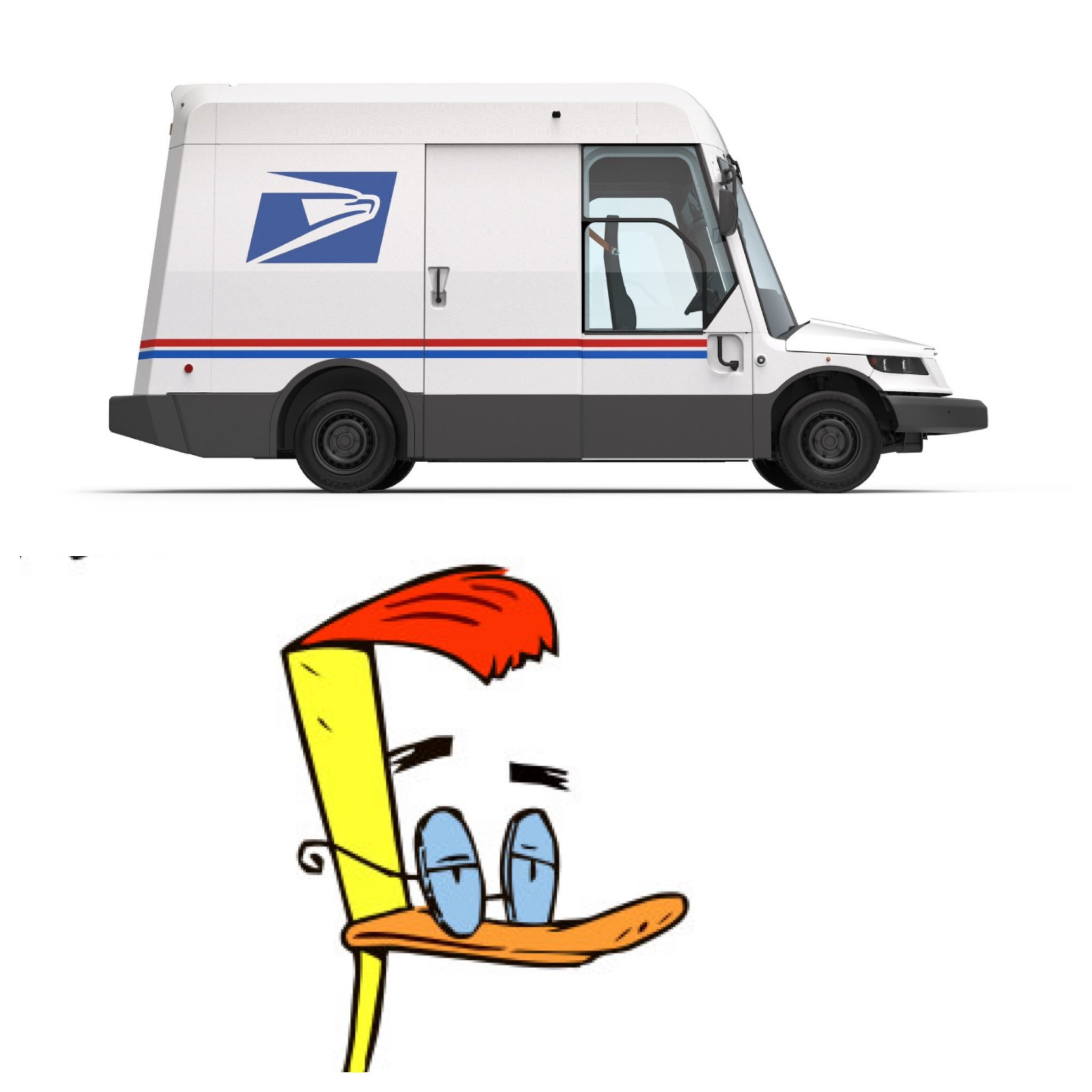 Mail Truck Memes YARN | Who Cried When Pop Was Run Over By A Mail