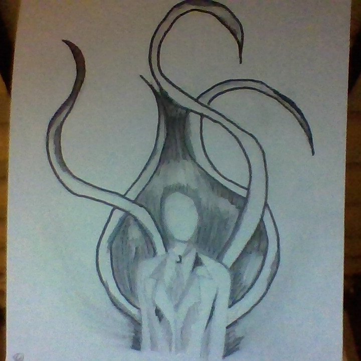 Slender Man Drawings In Pencil
