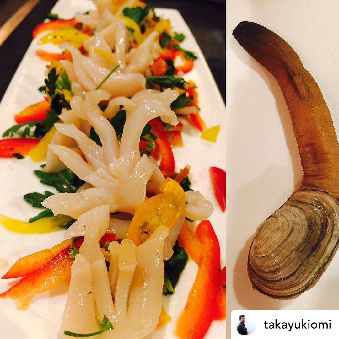 Geoduck Cooked