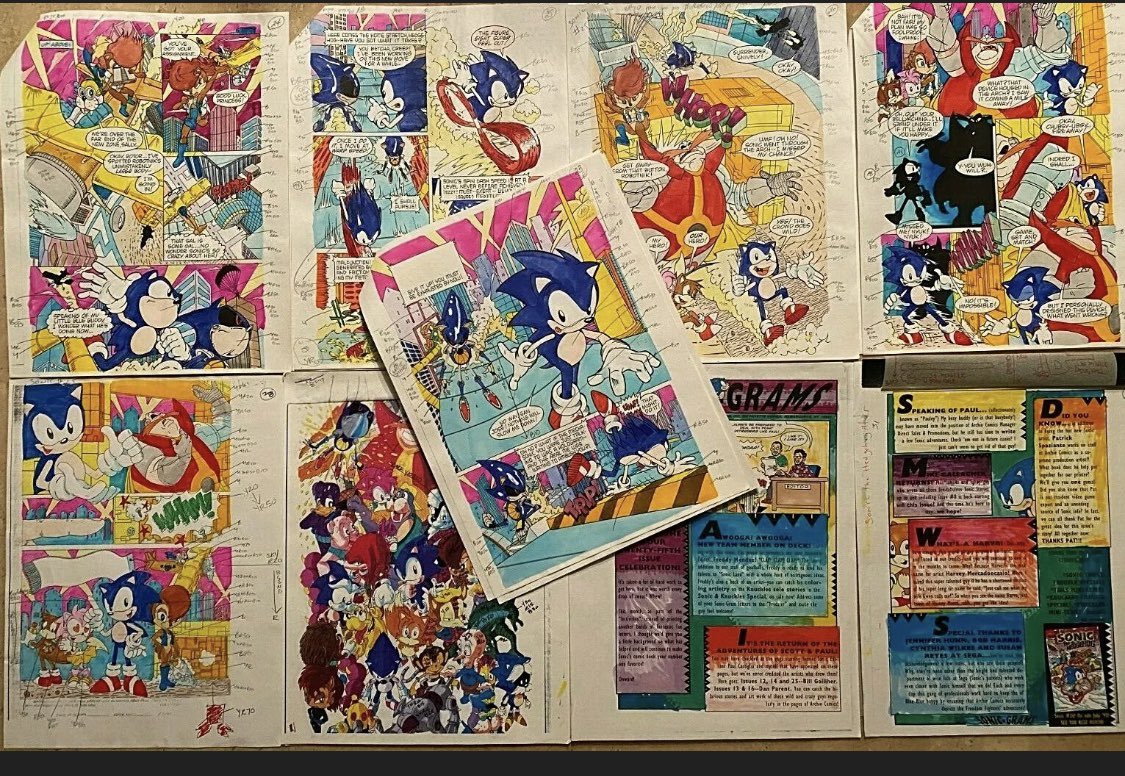 「Veteran Sonic comic colorist Barry Gross」|Matt Hermsのイラスト