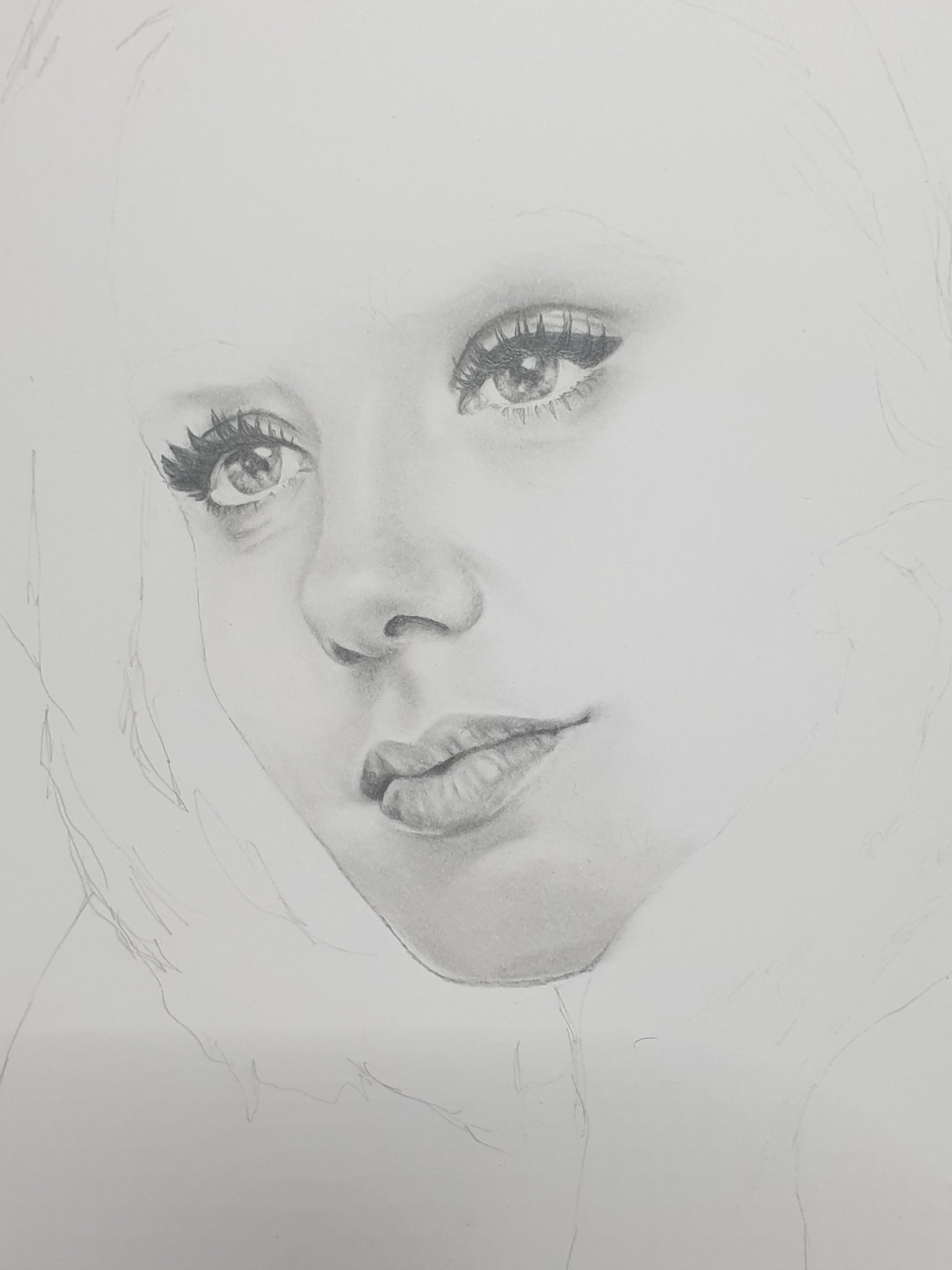 Lily Collins Drawing