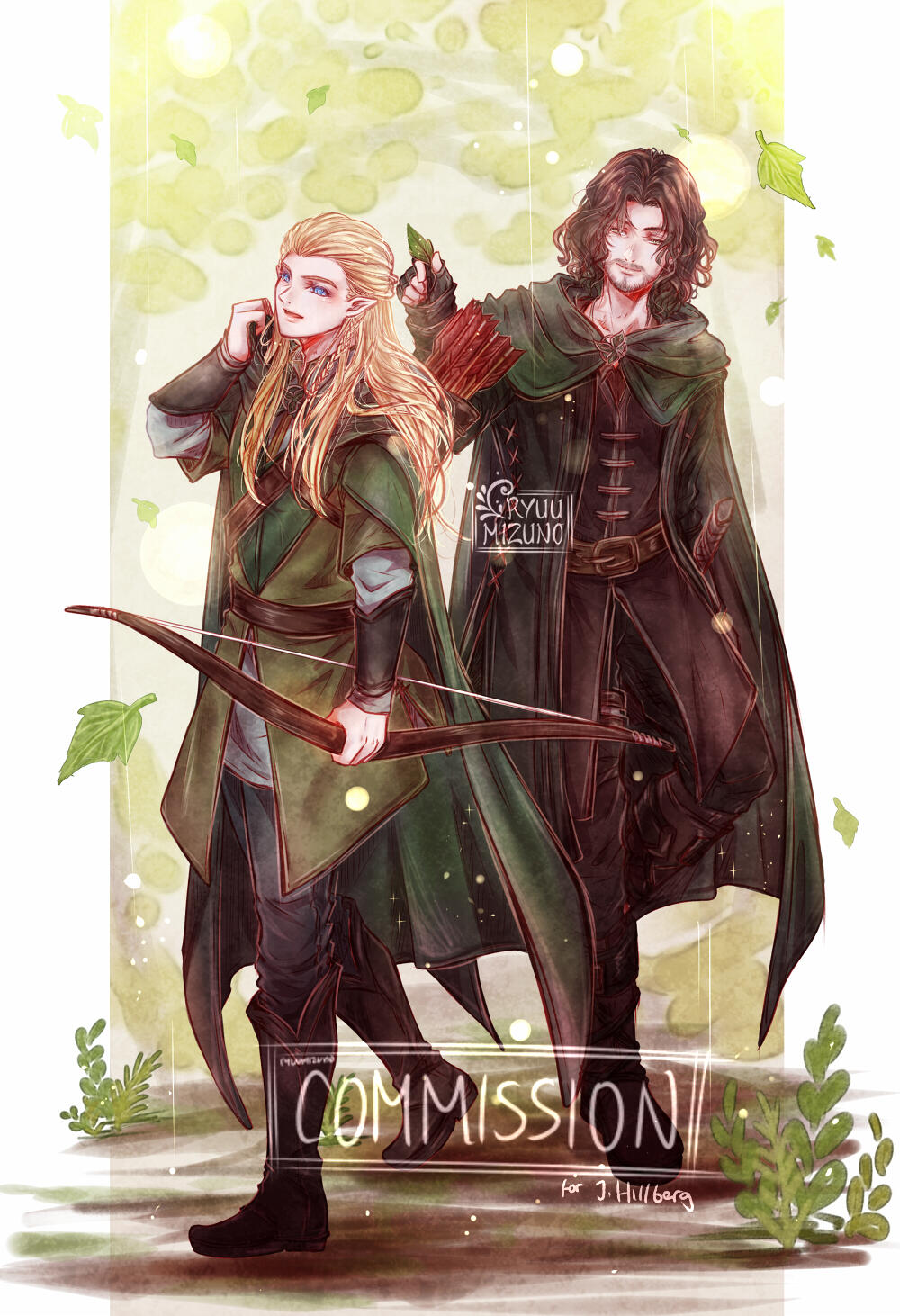 Aragorn And Legolas Fan Art