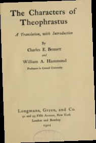 {Read/Download} The characters of Theophrastus; {Ebook EPUB PDF} / Twitter